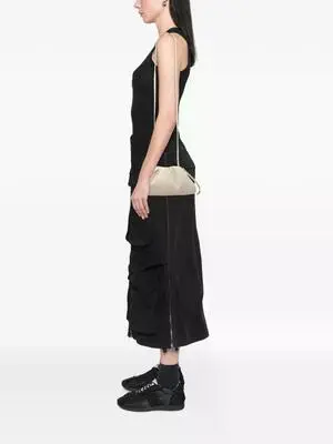 Bottega Veneta 2012-2026 Lambskin Mini Pouch Crossbody Bag - White