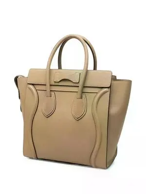 Celine Micro Luggage Tote Bag - Neutrals