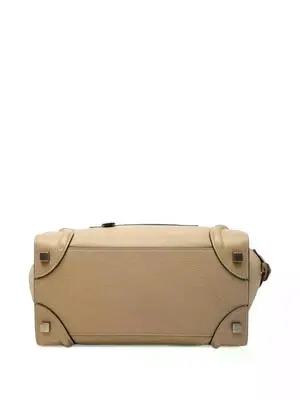 Celine Micro Luggage Tote Bag - Neutrals