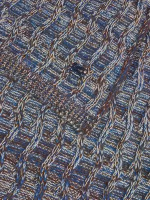 Etro Cable-knit Cashmere Scarf