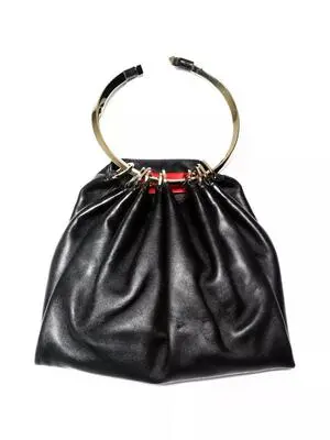 Valentino Garavani Valentino Garavani Ring Detail Tote Bag Black