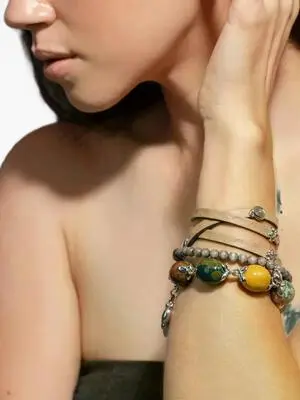 Tamara Comolli Ocean Jasper Coconut Link Bracelet
