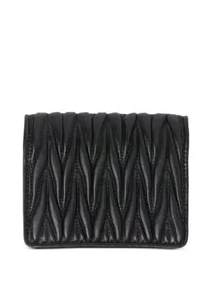 Miu Miu Small Matelassé Nappa Leather Wallet
