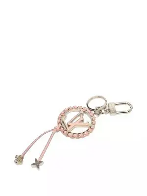 LOUIS VUITTON 2019 Brass Lambskin And Enamel Very Bag Charm And Key Holder