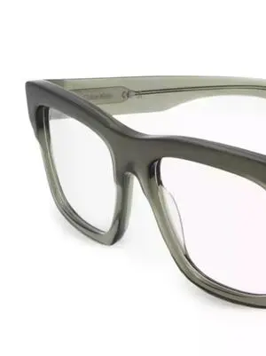 Calvin Klein Square Frame Eyeglasses - Green