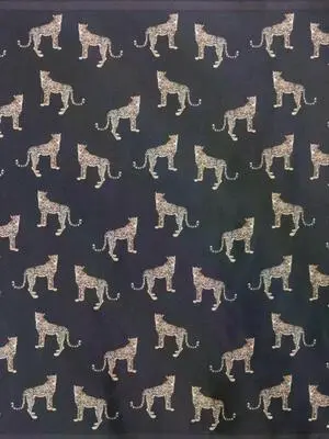 NILI LOTAN Cheetah-print Twill Scarf