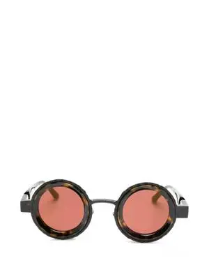 KUBORAUM Z3 Round Frame Sunglasses - Black