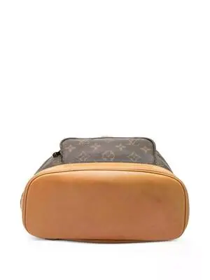 LOUIS VUITTON Monogram Montsouris Mm Backpack - Brown