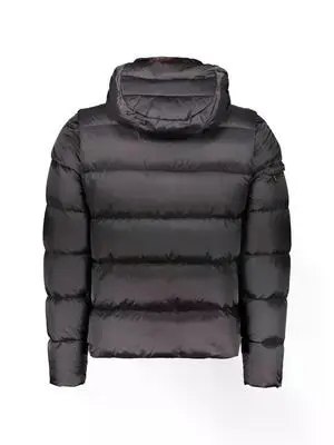 MOORER Padded Hooded Jacket - Grey