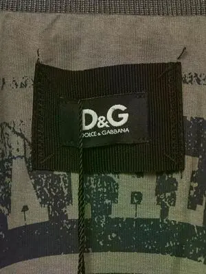 Dolce & Gabbana Lightweight Logo Patch Zip-up Jacket