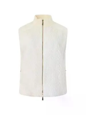 MOORER Quilted High-neck Vest