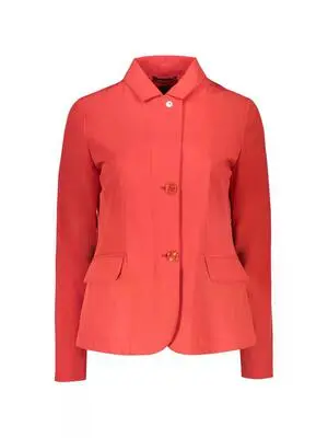 MOORER Logo Button Flap-pocket Blazer - Red