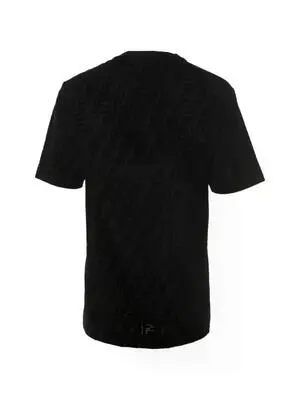 Fendi Ff Motif Velvet T-shirt