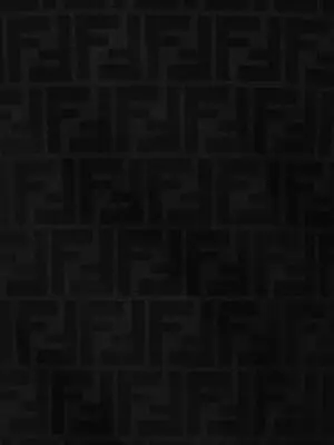 Fendi Ff Motif Velvet T-shirt