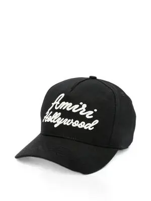 Amiri Logo-embroidered Baseball Cap - Black