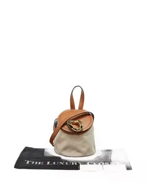 JW Anderson Lid Leather-harness Bucket Bag