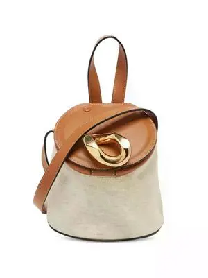 JW Anderson Lid Leather-harness Bucket Bag