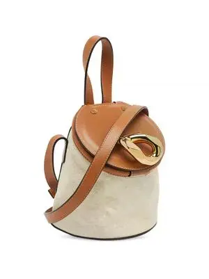 JW Anderson Lid Leather-harness Bucket Bag