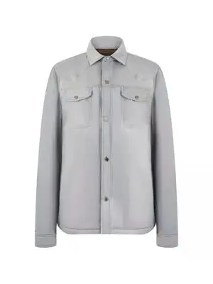 MOORER Byron Snap-button Shirt Jacket