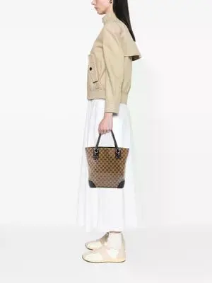 Gucci Gg Crystal Vertical Charm Tote Bag