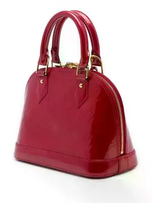 LOUIS VUITTON 2012 Monogram Vernis Alma Bb Satchel