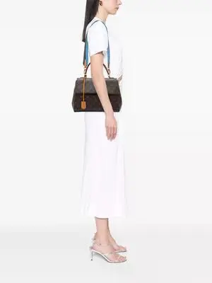 LOUIS VUITTON 2017 Monogram Cluny Mm Satchel - Brown