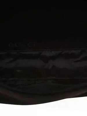 Gucci Suede Bamboo Handbag