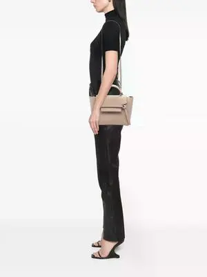 Celine 2017 Micro Grained Calfskin Belt Bag Satchel - Neutrals