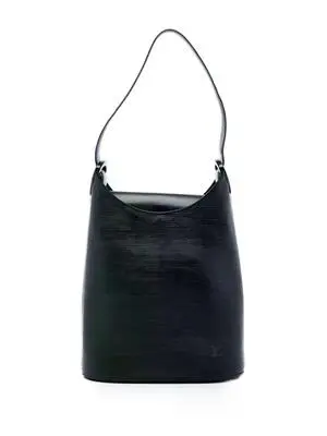 LOUIS VUITTON 2001 Epi Sac Verseau Shoulder Bag Black