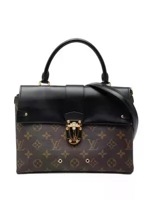 LOUIS VUITTON 2016 Monogram One Handle Flap Mm Satchel - Brown