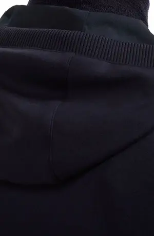 Bugatchi Soft Touch Full Zip Hoodie - Navy