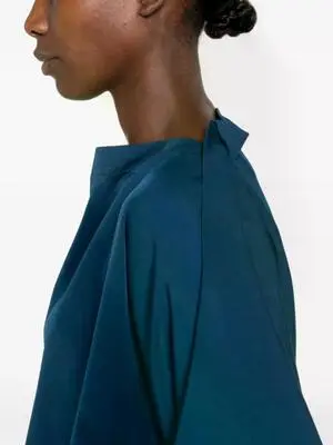 Issey Miyake Draped Boat-neck Top