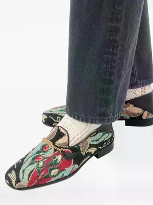 Valentino Garavani Gobelin Fabric Loafers