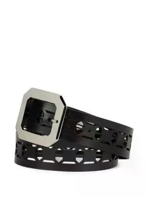Alberta Ferretti Perforated Leather Belt