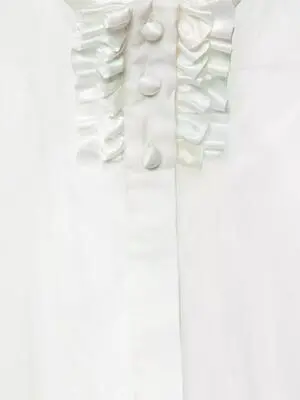 Just Cavalli Ruffled Organza Blouse