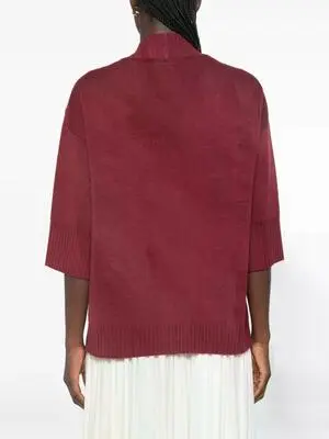 ERMANNO FIRENZE Embroidered V-neck Cardigan