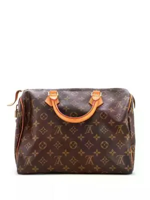LOUIS VUITTON Speedy Monogram Canvas 30 Satchel