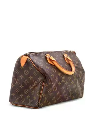 LOUIS VUITTON Speedy Monogram Canvas 30 Satchel