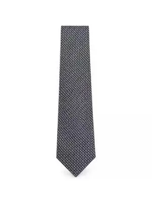 TOMBOLINI Geometric-pattern Tie - Blue