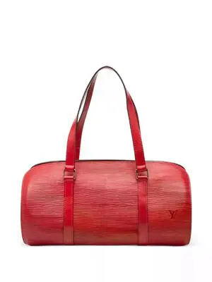 LOUIS VUITTON Epi Soufflot Handbag - Red
