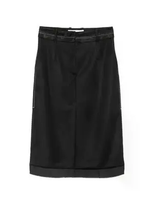 TELA Brianna Midi Skirt - Black