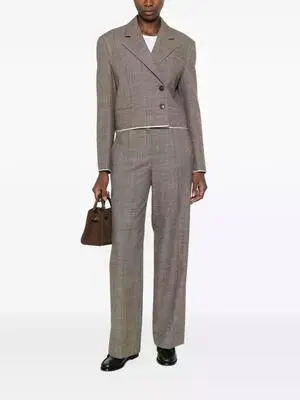 TELA Cropped Double-breasted Jacket