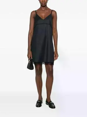 TELA Lace-trim Slip Mini Dress
