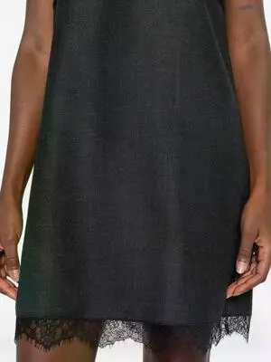 TELA Lace-trim Slip Mini Dress