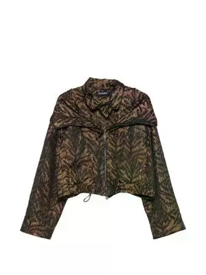 KIKO KOSTADINOV Tiger-pattern Hooded Jacket