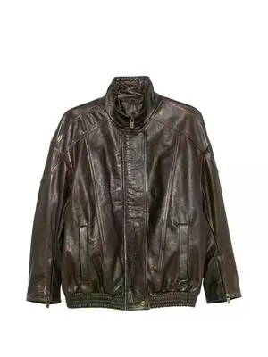 SALVATORE SANTORO Salvatore Santoro Zip-Cuff Leather Jacket