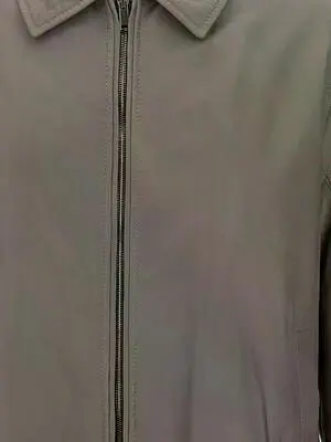 VOLFAGLI FIRENZE Angioino Leather Zip-up Jacket