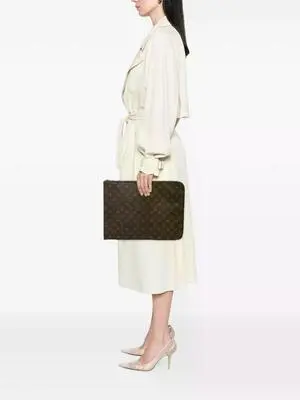 LOUIS VUITTON Monogram Canvas Business Portfolio - Brown
