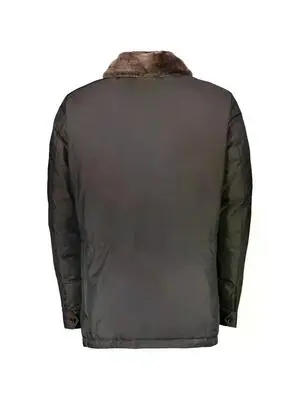 MOORER Fur-collar Padded Jacket