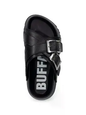 BUFFALO Jane Cross Buckle-fastening Platform Sandals